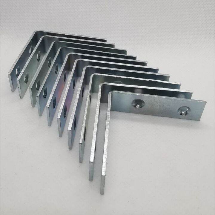 4 Pcs 90 Degrees Steel Corner Brace Angle Bracket Repair Plate WITH ...