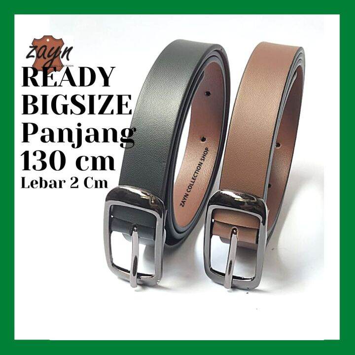 Ikat Pinggang Wanita Unisex Model Tusuk Jarum Kepala Kotak Besi Gesper ...