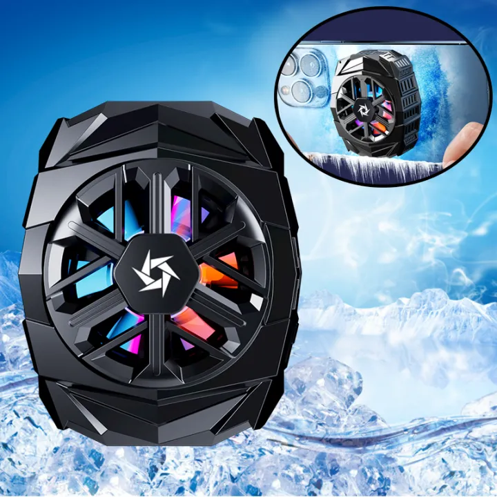 Magnetic Mobile Phone Cooling Fan Radiator Semiconductor Rechargeable ...