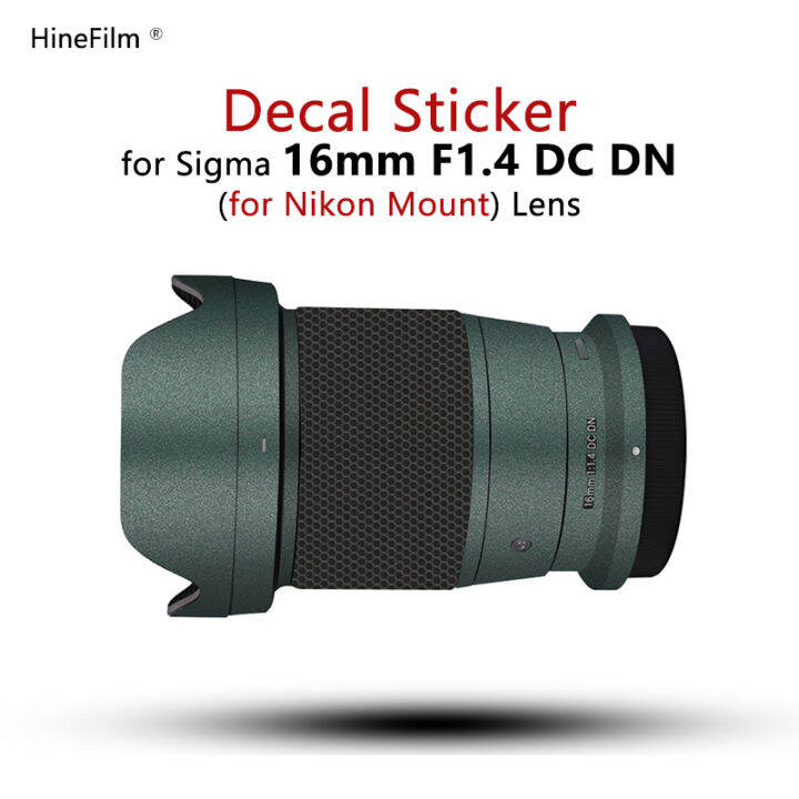 Skin for Sigma 16F1.4 For Nikon Z Mount Sticker For 16mm F1.4 DC DN ...