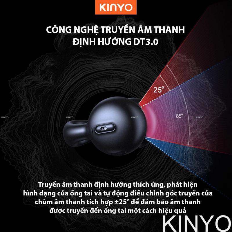 Tai Nghe Không Dây Bluetooth KINYO I20, Kẹp Mang Tai Thoải Mái, Cho Văn Phòng, Nghe Nhạc | Lazada.vn