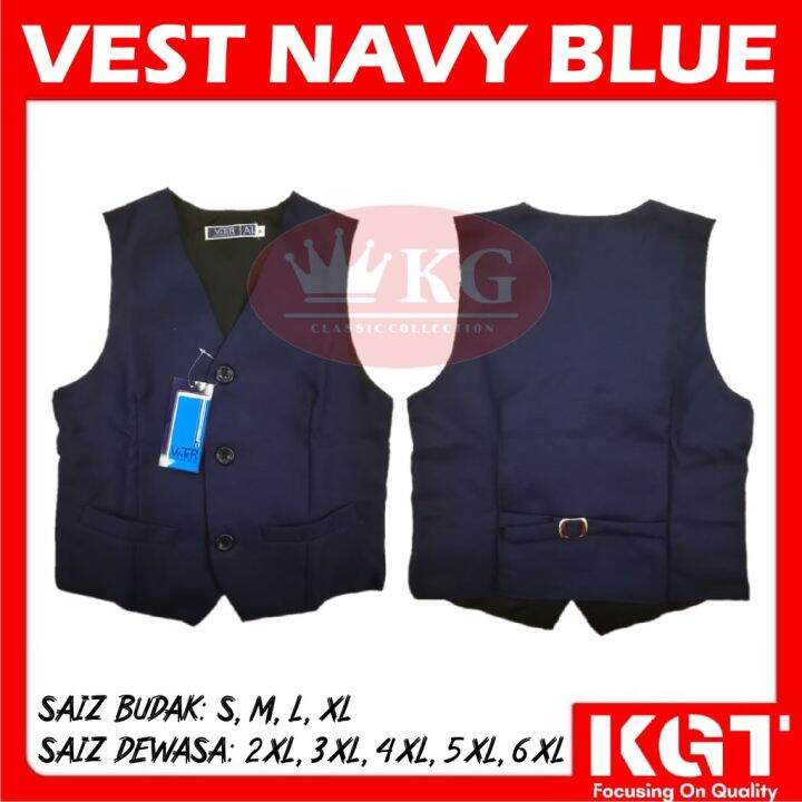 VEST BIRU GELAP SEKOLAH PENGAWAS VINTER VEST SEKOLAH RENDAH SEKOLAH ...