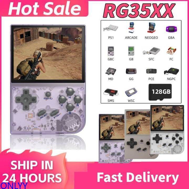 RG35XX Handheld Game Console Linux System 3.5 Inch IPS Screen Cortex-A9 ...