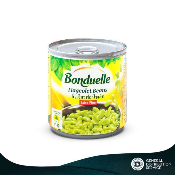Bonduelle Flageolet Beans 400g | ถั่วเขียวฟลาโชเล็ทกระป๋อง | Lazada.co.th