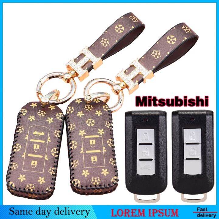 New Mitsubishi Triton xpander Leather Car Key cover key 2022 | Lazada PH
