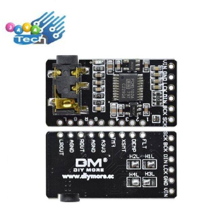GY-PCM5102 32bit Audio Stereo DAC 384kHz I2S Interface Module | Lazada ...
