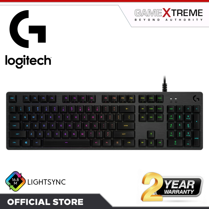 Logitech G512 Carbon RGB Mechanical Gaming Keyboard (GX Red Linear ...