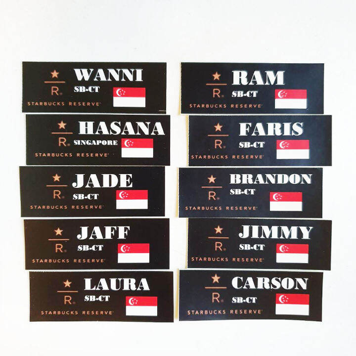 Personalised Name Tag Stickers | Lazada Singapore