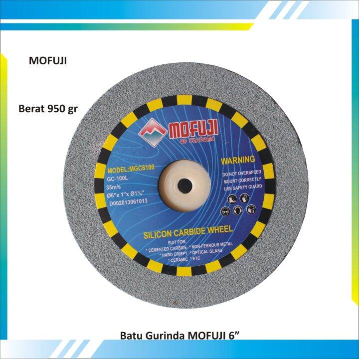 Batu Gerinda Grinda Gurinda Grinder Duduk 6 Inch Grit 100 MOFUJI ...