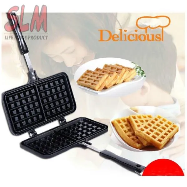 Rectangle Shape Non-stick Metal Waffle Maker Pan Tool | Lazada PH