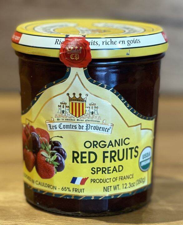 Les Comtes de Provence Organic Red Fruits Spread, Jam 4 Buah-Buahan ...