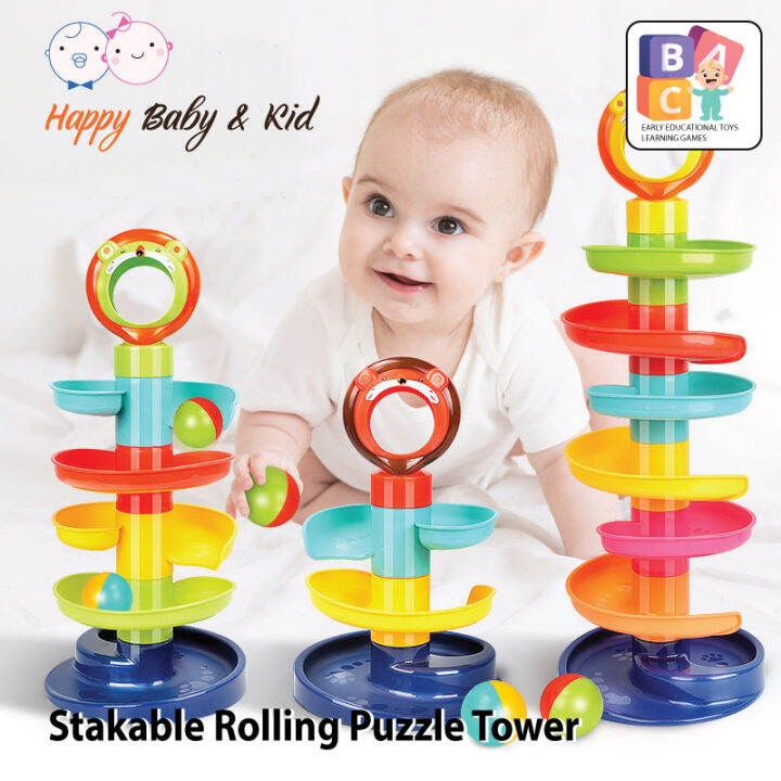 [HAPPY BABY&KID] 5 Layer and 7 Layer Baby Rolling Ball Tower NEW Layer ...