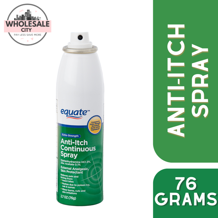 Equate Extra Strength Anti-Itch Continuous Spray 2.7 oz | Lazada PH