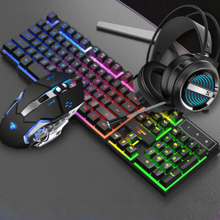 【Three-piece set】 MageGee MK-star Mechanical Gaming Keyboard Blue / Red ...