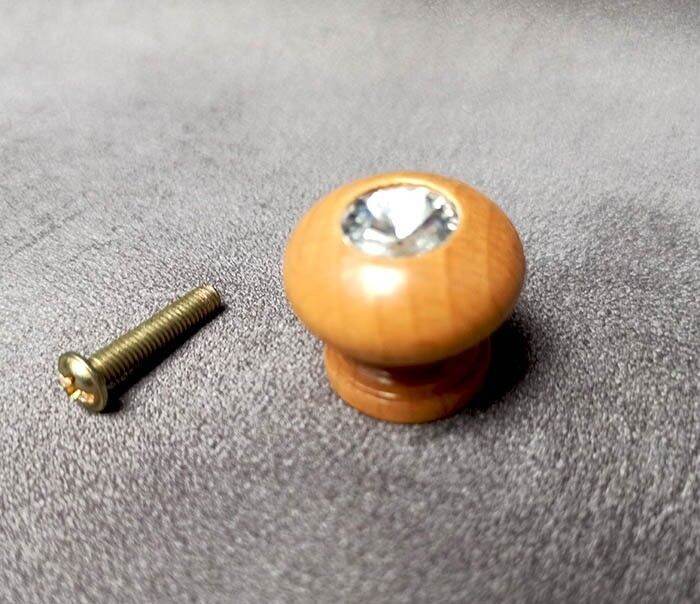 Omah Engsel +skrup Knob kayu 25x23mm A.E6 Tarikan pintu laci cabinet ...