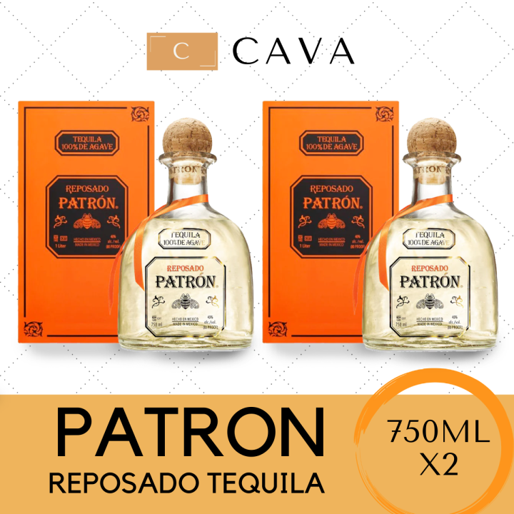 Patron Reposado Tequila 750ml 2 Pack Bundle | Lazada PH