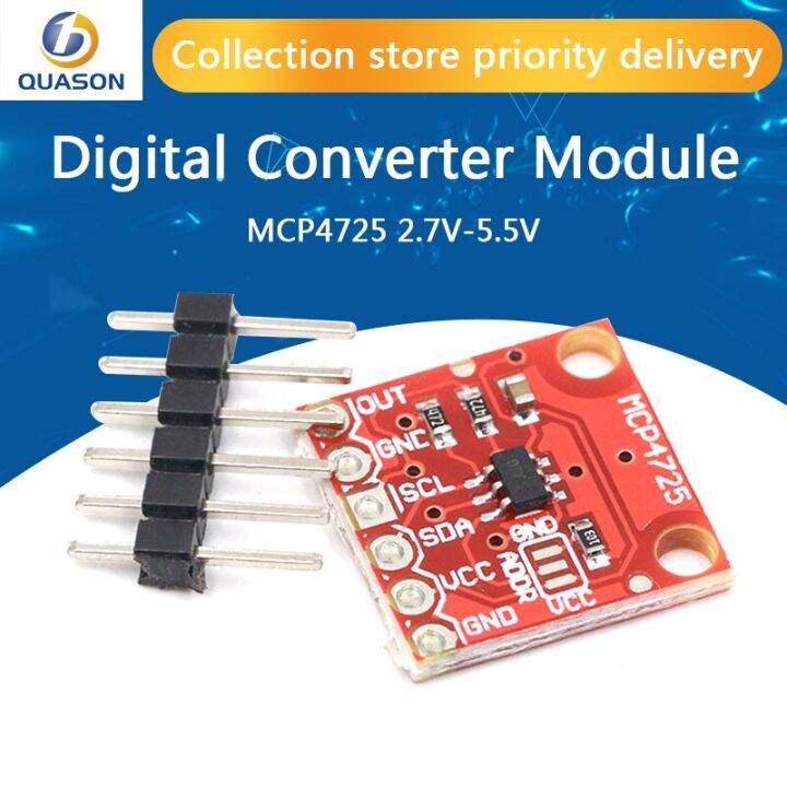 Mcp4725 12bit I2c Dac Digital Converter Module Digital To Analong Eeprom Development Board For