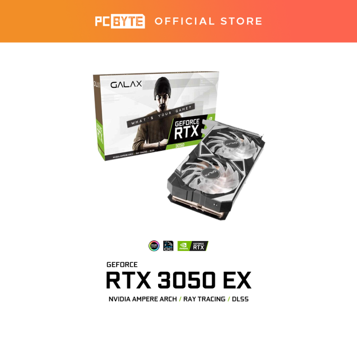 Galax GeForce RTX 3050 EX (1-Click OC) 8GB GDDR6 Graphic Card | Lazada