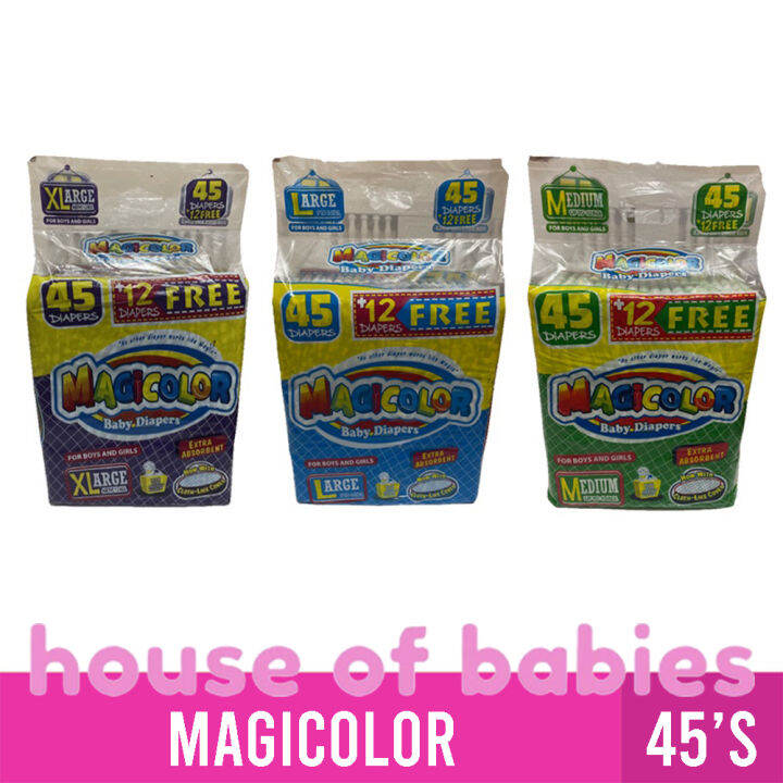 Magic Color Baby Diaper 45's | Lazada PH