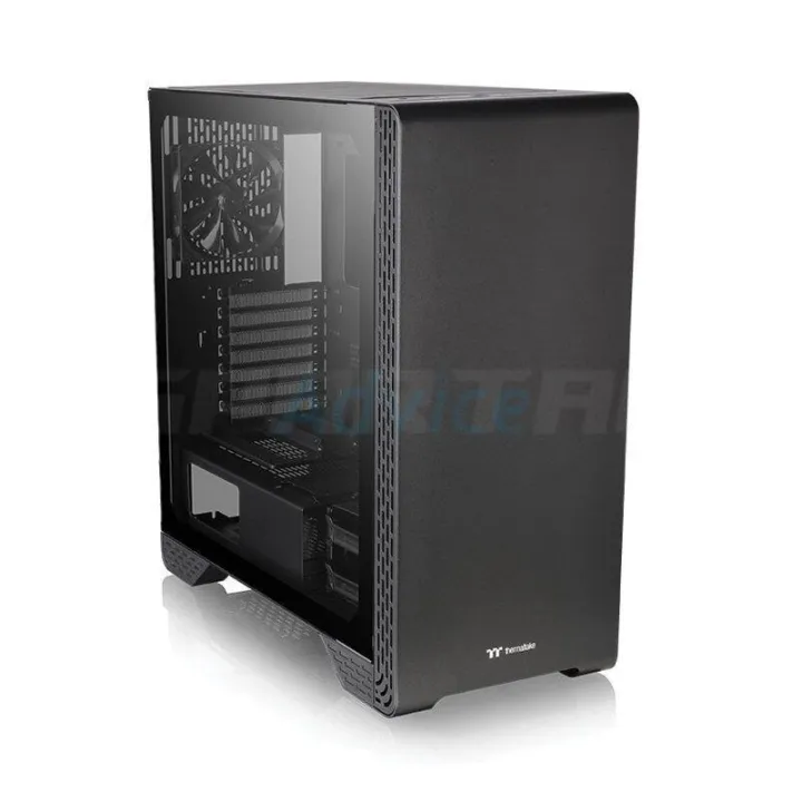 THERMALTAKE ATX Case (NP) S300 TG Black Mid-Tower Chassis (CA-1P5 ...