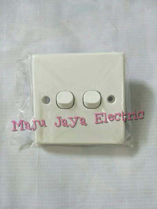 Saklar Seri Double Clipsal Schneider Tanam Tembok Inbow Classic ...