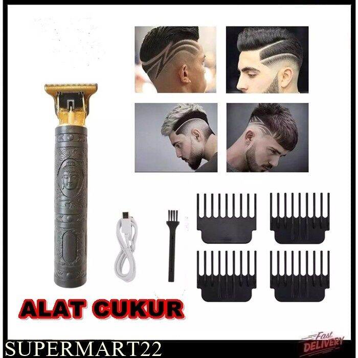 Alat Cukur Hair Clipper Jenggot Kumis Rambut Cukuran Vintage T9 ...