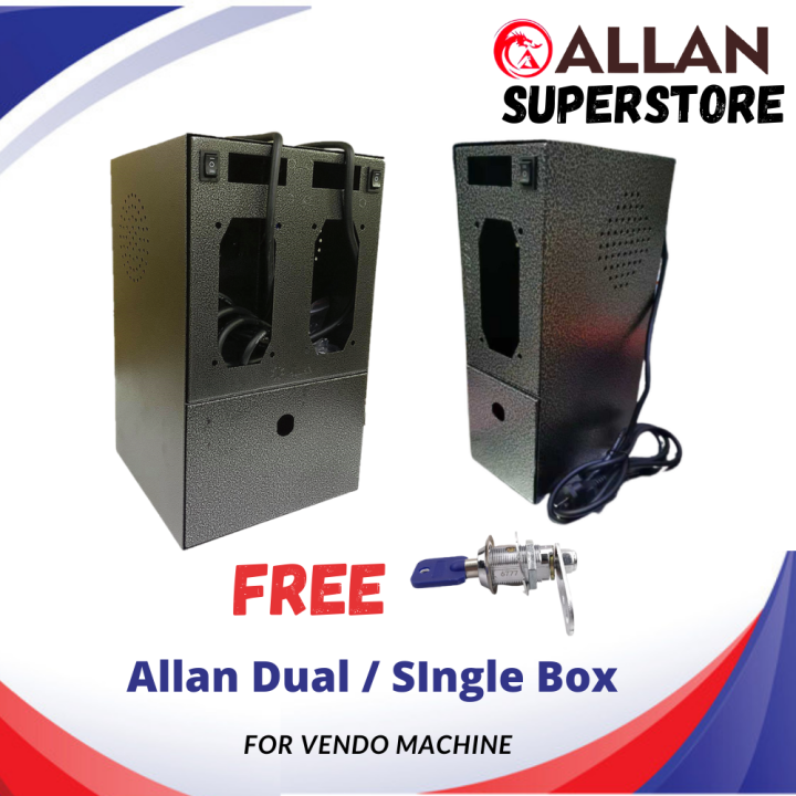Allan Superstore Single Box and Dual Box / For Vendo Machine / Pisonet ...