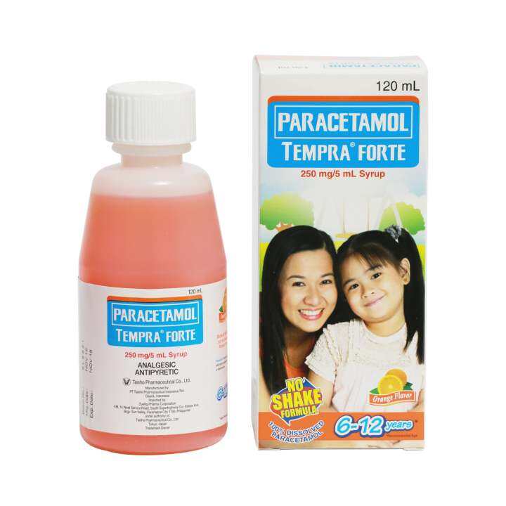 Tempra Forte 250mg / 5mL Orange Flavor 120 mL Syrup | Lazada PH