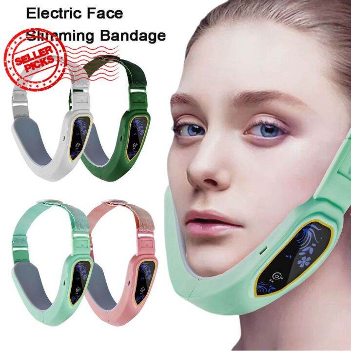 Face Massager LED Photon Therapy Slimming Lift Face Devices Cheek Face ...