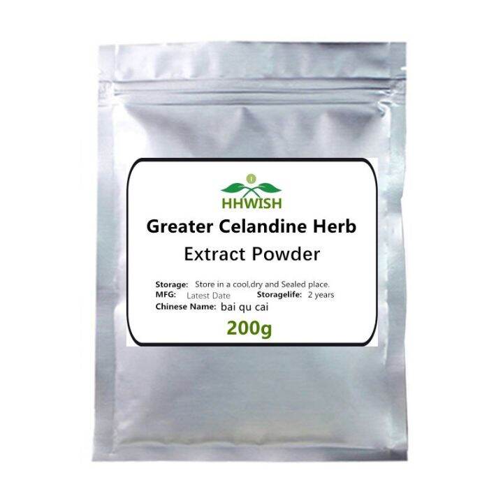 50-1000g Natural Greater Celandine Extract Powder,Bai Qu Cai,Disease ...