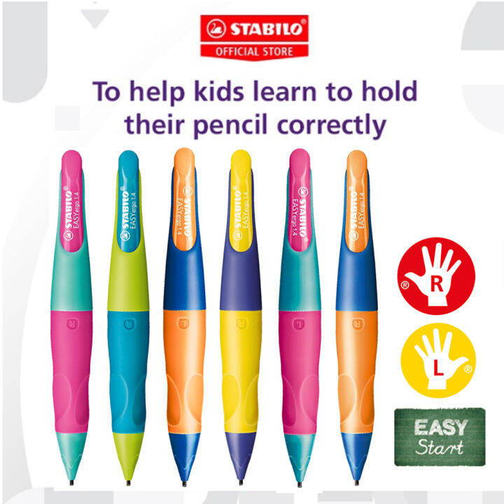 STABILO EASYergo 1.4 Mechanical Pencil Holder Grip Stationery Writing ...