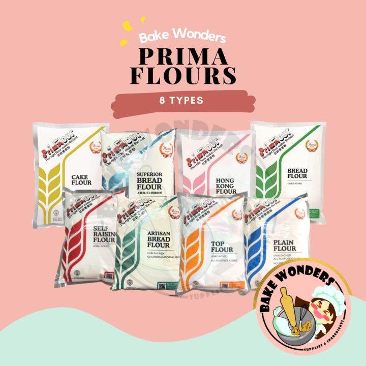 Prima Bread Flour/ Prima Cake Flour/ High Protein Flour/ Low Protein ...