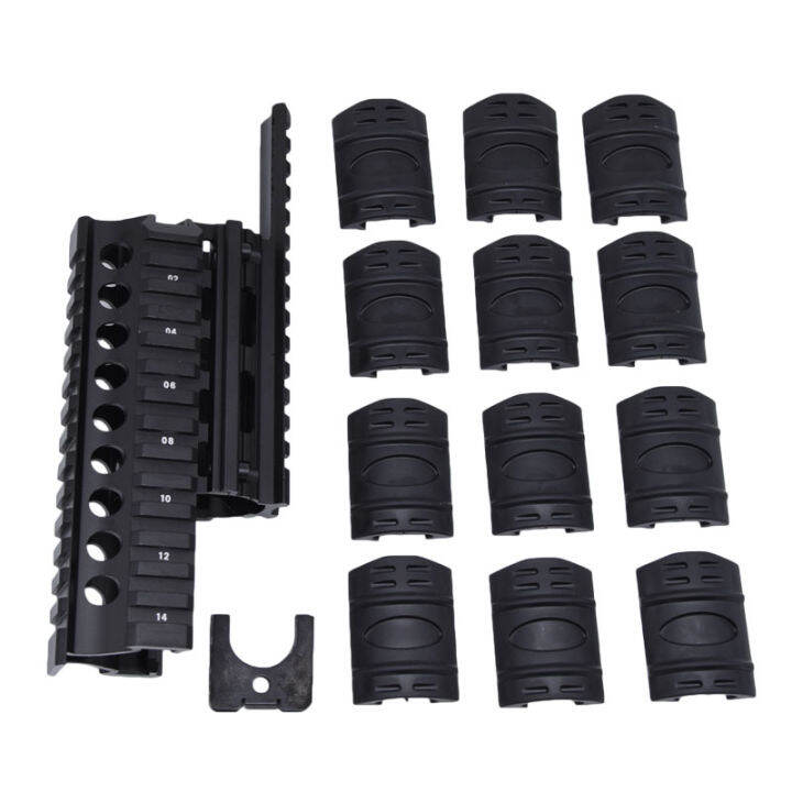 Tactical AK Handguard RIS Quad Rail System Standard Picatinny Weaver ...