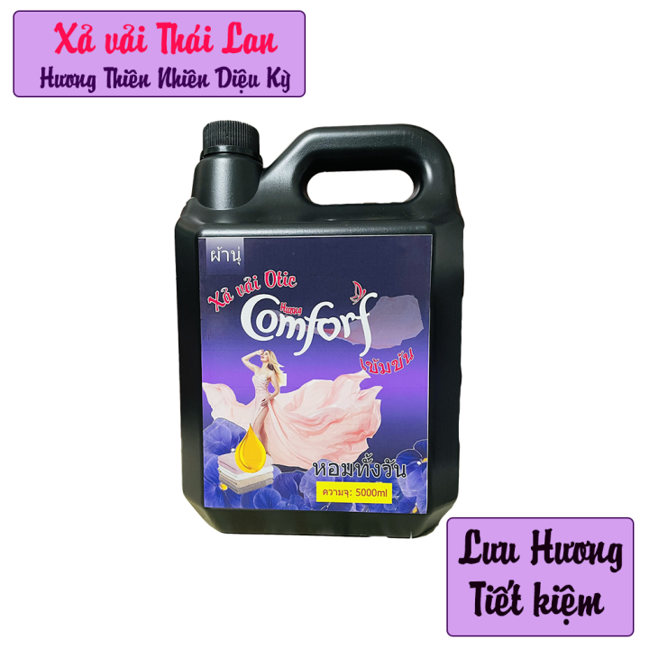 Nước xả vải Thái Lan hương Comfort 5KG (5000ml) TÍM, thiên nhiên diệu ...