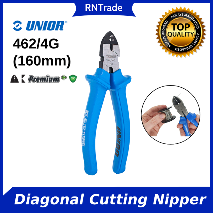 Unior Diagonal Cutting Nippers Plier 6" (160mm) 462/4G | Lazada PH