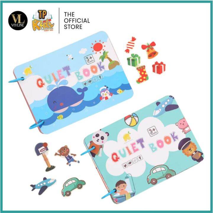 Montessori Quiet Book Velcro Activities | Lazada PH