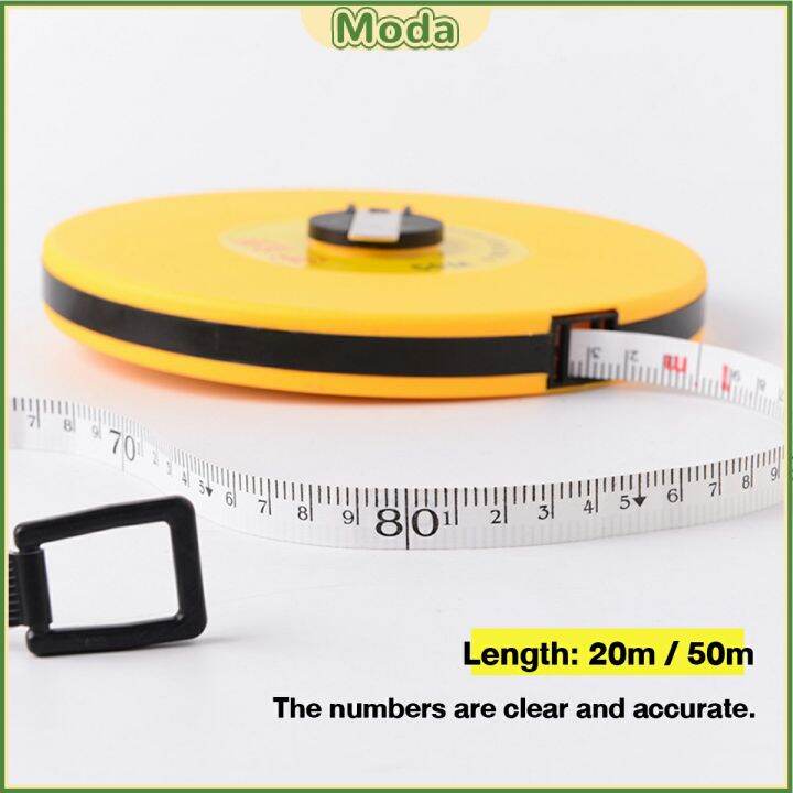 Moda Fiberglass Measuring Tape Measure Building Surveying Tools 20m 50m ...