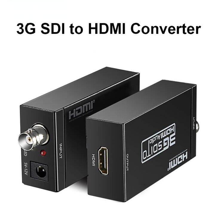 3G HDMI to SDI Converter / SDI to HDMI Adapter Audio HD-SDI/3G-SDI ...