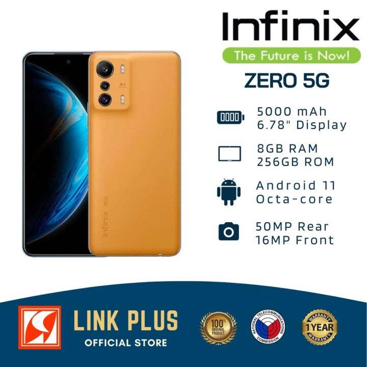 【COD】 Infinix Zero 5G 2023 NTC One Year Warranty 8GB RAM 256GB ROM (Original and Sealed) | Lazada PH