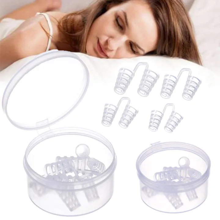 idealhere 4pcs Mini Anti Snore Nasal Dilator Snore Stopper Nose ...