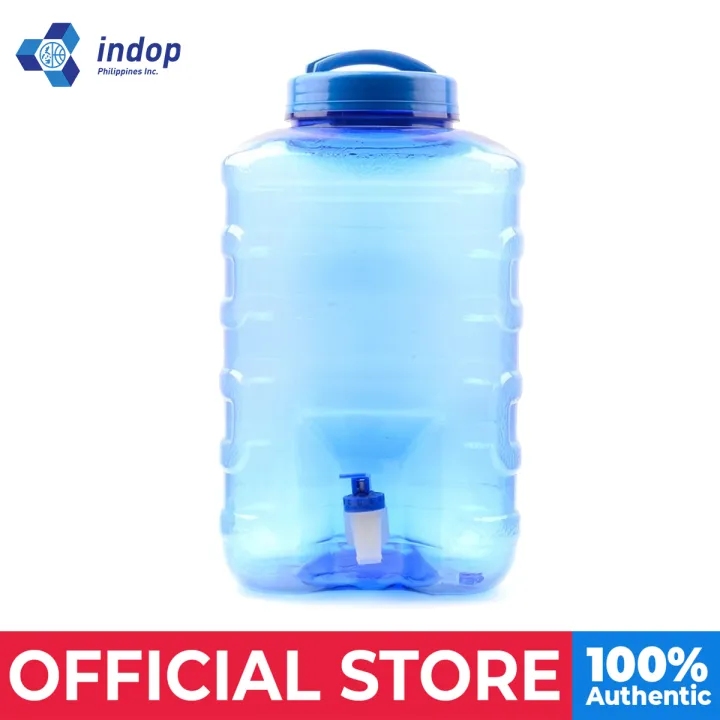Indoplas Aqua Square Water Container 5 Gallons (Blue) | Lazada PH