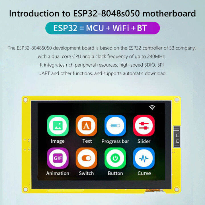 ESP32 Development Board Capacitive Touch Screen 5inch 7inch IPS WIFI Bluetooth Module ESP32-S3 ...