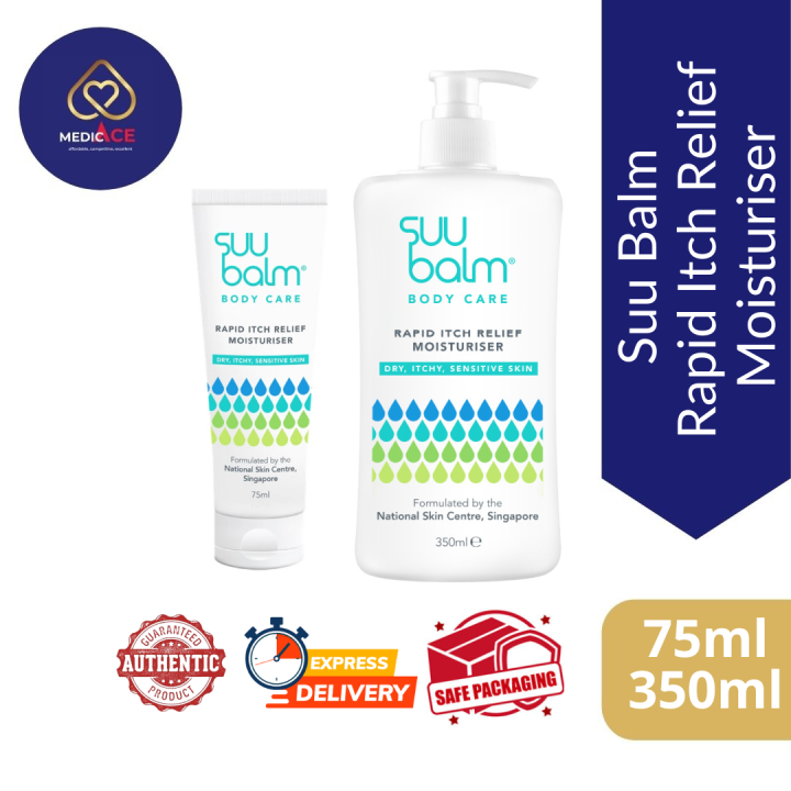Suu Balm Rapid Itch Relief Moisturiser 75ml/350ml | Lazada