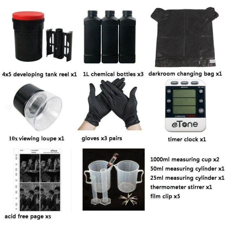 Limited Time Discount Darkroom Developing Tank Equipment Processing Kit ...