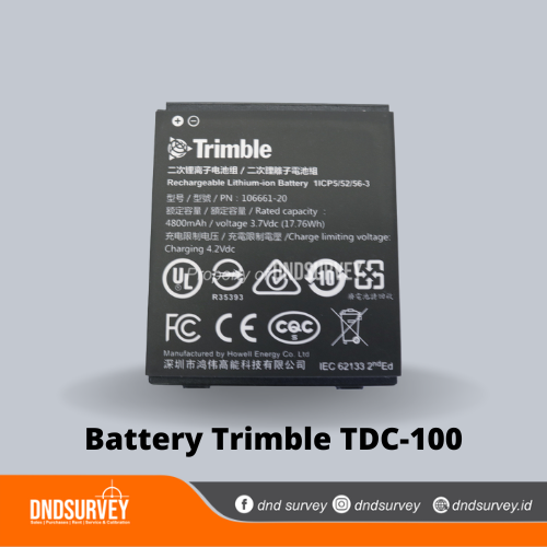 Battery Baterai TDC 100 untuk kontroler trimble | Lazada Indonesia