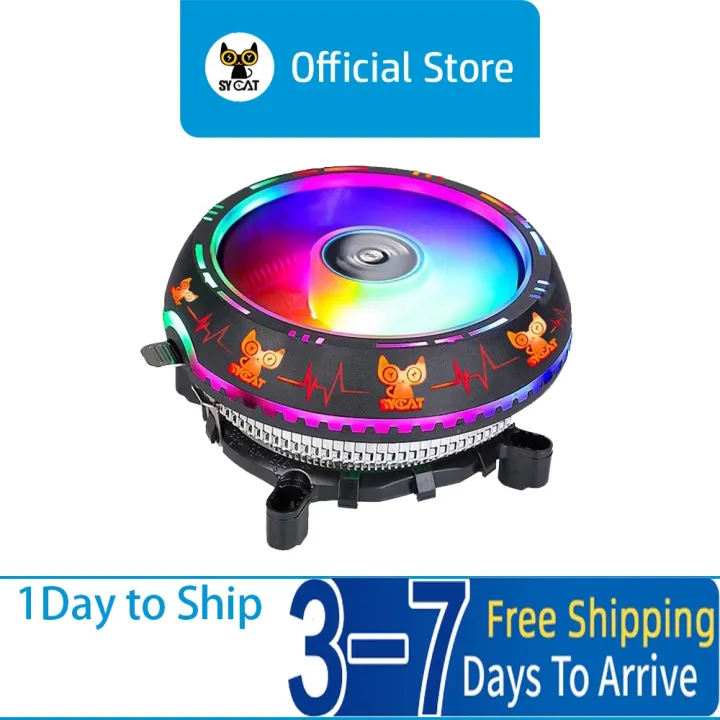 Case RGB CPU Cooler Computer Case CPU Fan CPU Radiator AMD CPU Heatsink ...