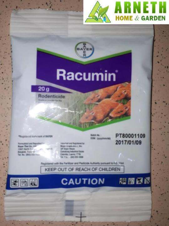 RACUMIN 20g / ZINC PHOSPHIDE 10g RAT POISON and MOUSE TRAP / BAIT ...
