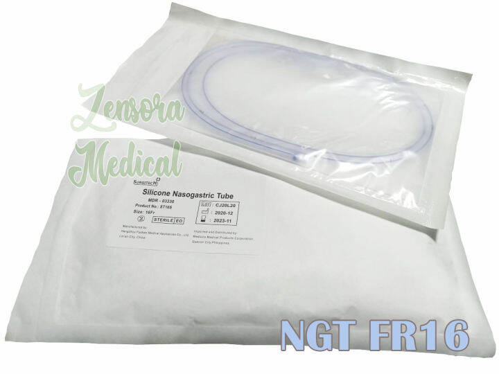 SURGITECH Nasogastric Tube (NGT) Silicon FR16 | Lazada PH