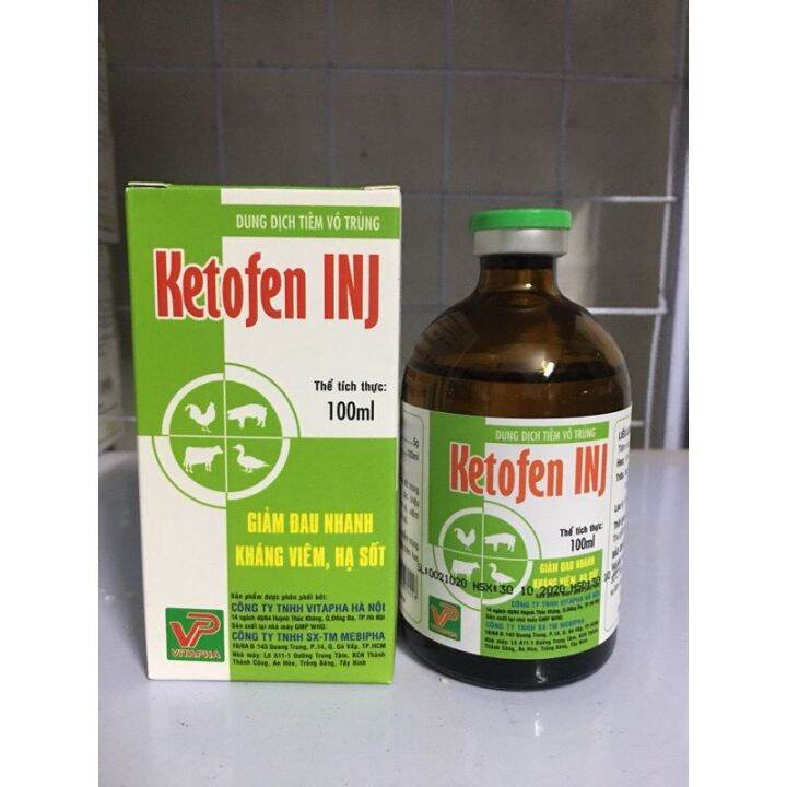 ketofen INJ chỉ dùng trong thú y (100ml) | Lazada.vn