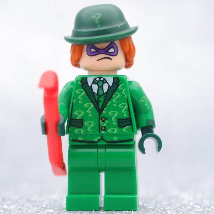 𝘗𝘓𝘖𝘠𝘉𝘙𝘐𝘊𝘒 - The Riddler ? Suit HERO DC - LEGO® Minifigures Authentic เล ...